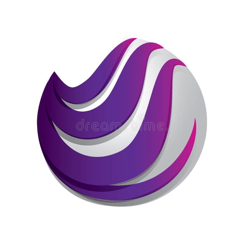 Pattern Logo Element with Abstract Concept. Vector Illustration ...