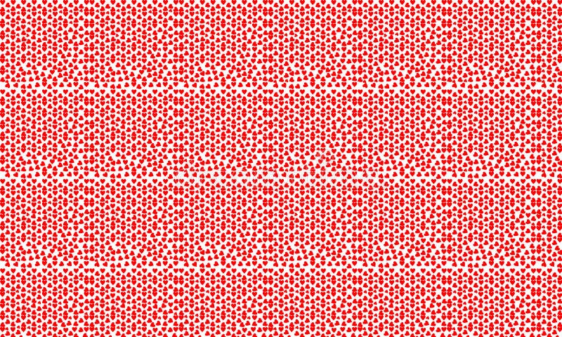 Pattern Love with Red Color Stock Illustration - Illustration of ...
