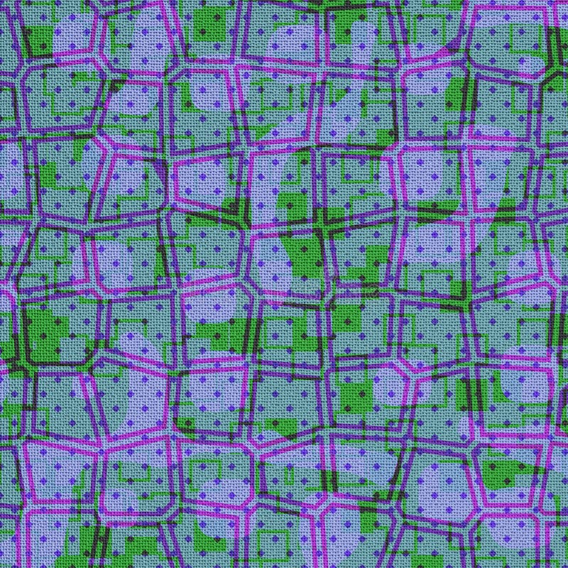 Pattern Made of Grain Like Mosaic Tiles and Circular Shapes, with Cloth ...