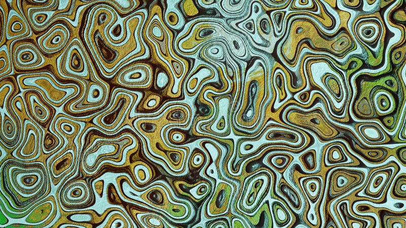 A Pattern Made of Irregular Curves that Looks Like a Wetland ...