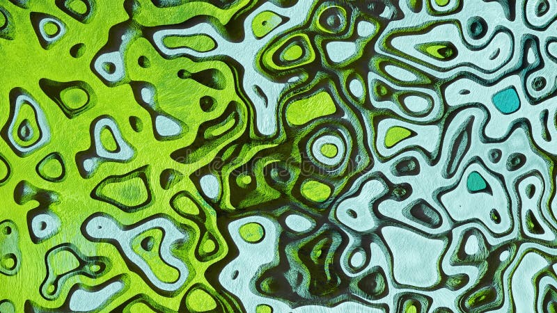 A Pattern Made of Irregular Curves that Looks Like a Wetland ...