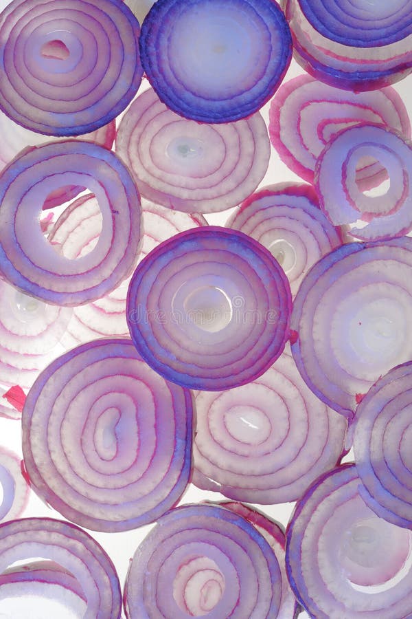 A Pattern Made of Red Onion Stock Photo - Image of ingredient ...