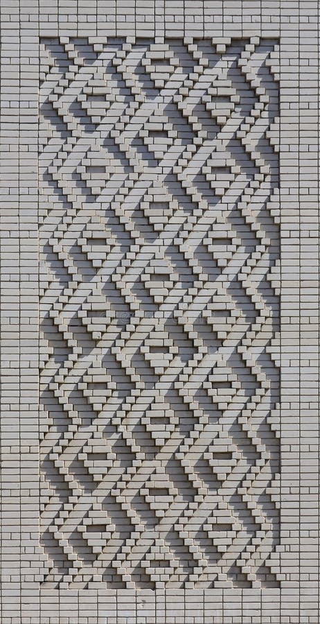 A Pattern Made of White Bricks in the Form of Diamond Shapes. De Stock ...