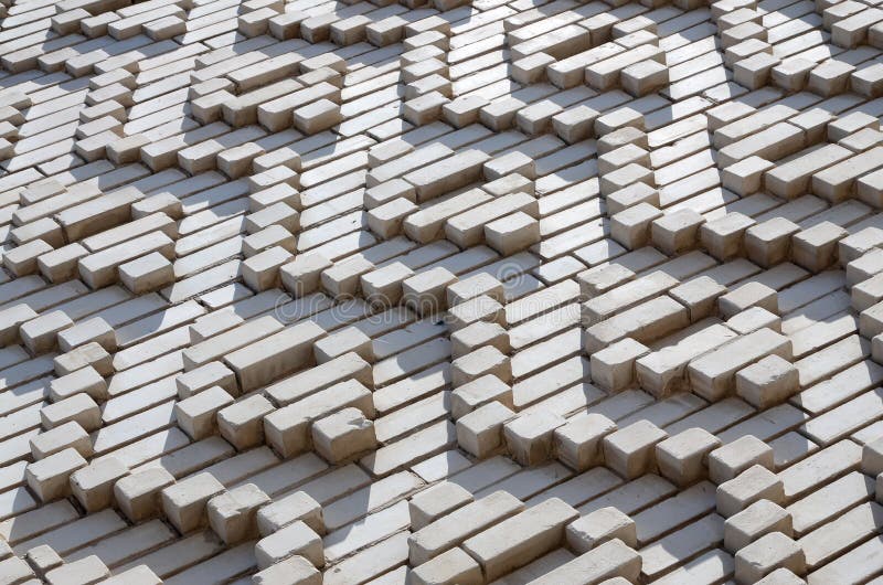 A Pattern Made of White Bricks in the Form of Diamond Shapes. De Stock ...