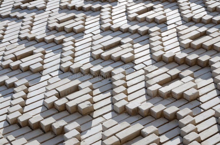 A Pattern Made of White Bricks in the Form of Diamond Shapes. De Stock ...