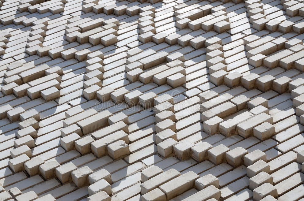 A Pattern Made of White Bricks in the Form of Diamond Shapes. De Stock ...