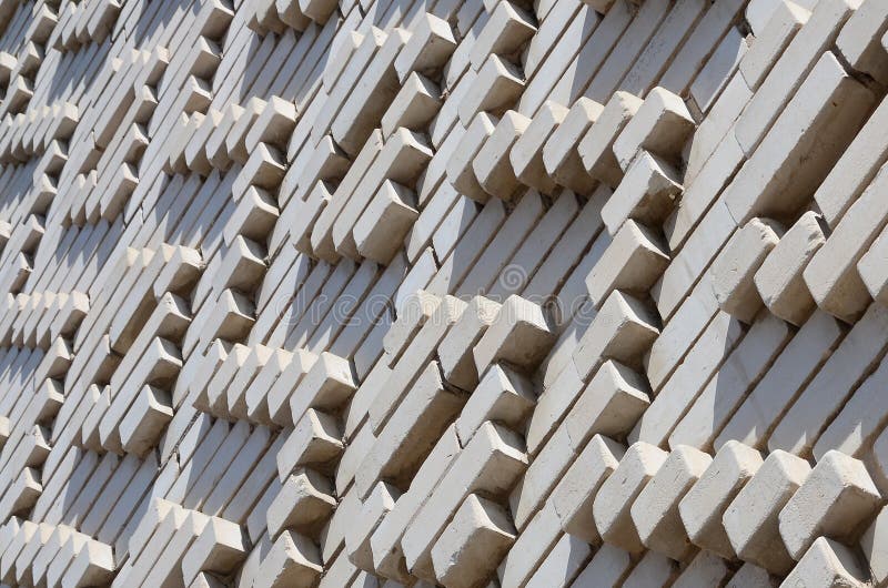 A Pattern Made of White Bricks in the Form of Diamond Shapes. De Stock ...