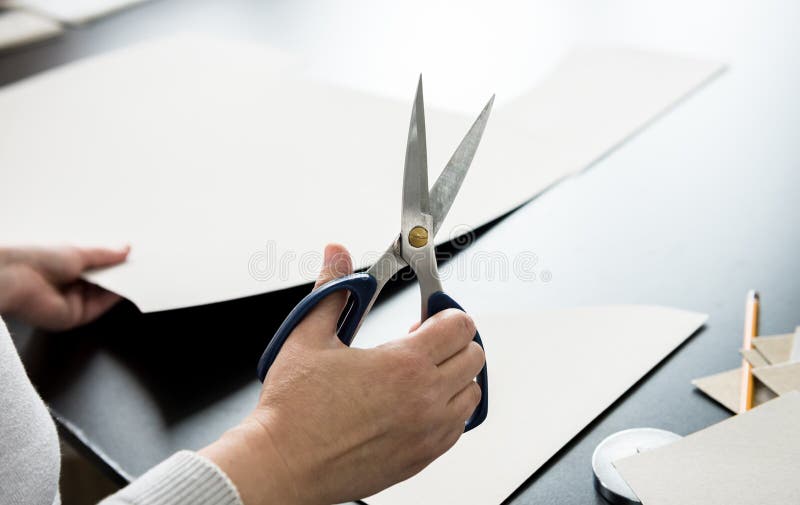 Pattern Making Process. Fabric Industry Production Line. Textile ...