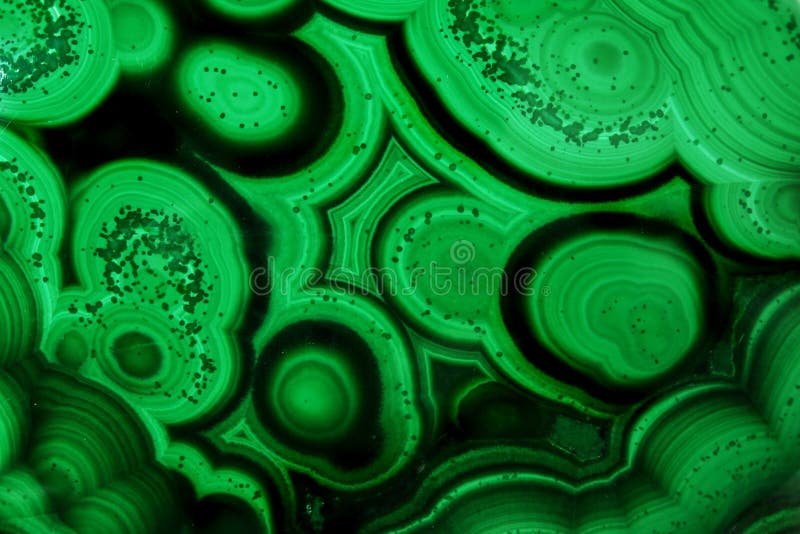 Pattern Malachite Natural Gem Crystal Close Up Stock Photo - Image of ...