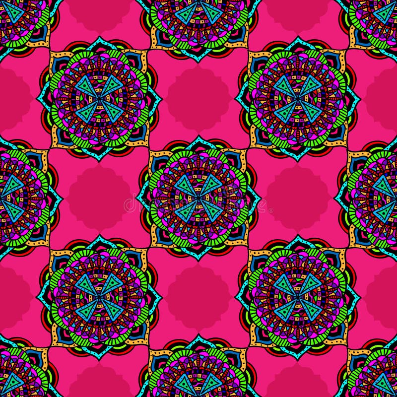 Pattern mandala decoration stock vector. Illustration of design - 186510901