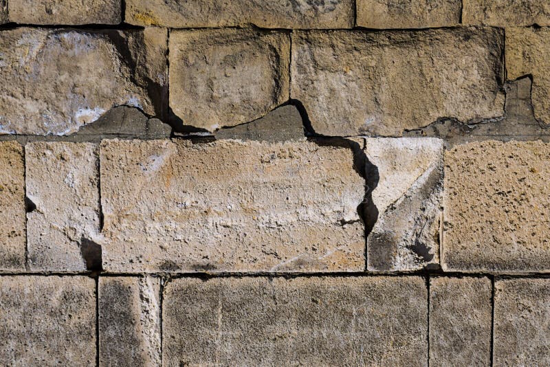 Pattern Masonry Gray Large Stones Rectangular Uneven Weathered Surface ...