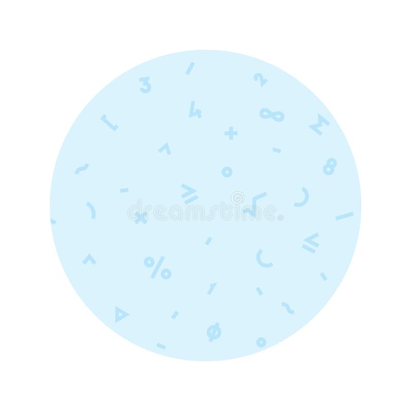 Pattern from Mathematical Symbols. Vector. Symbols of Knowledge, Study ...