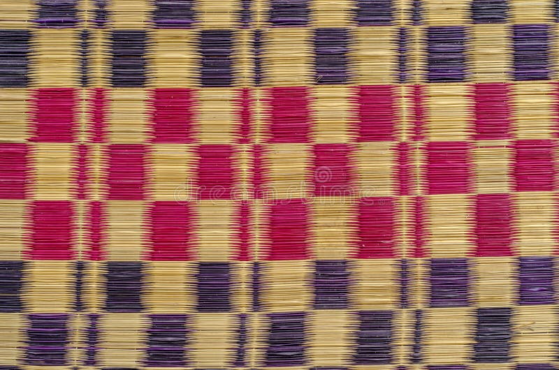 The Pattern of Mats Woven from Reeds Stock Photo - Image of decoration ...