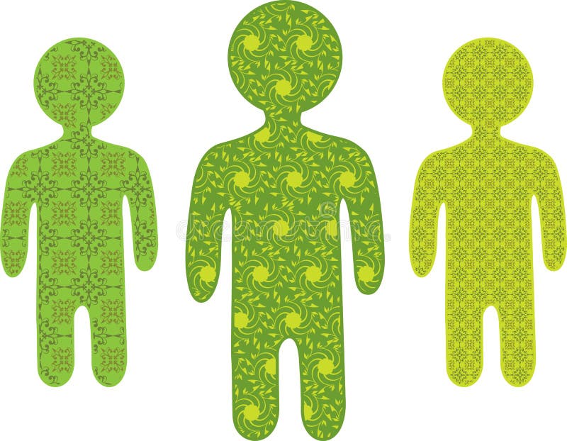 Pattern men stock vector. Illustration of design, figurine - 29496536