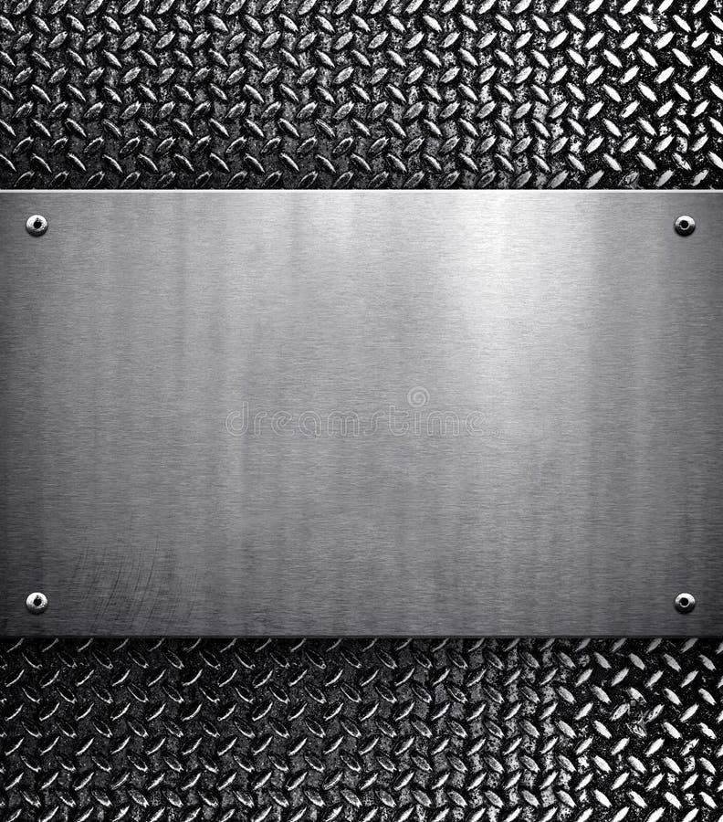 Blank Polished Silver Name Plate on Glass Background Stock Photo ...