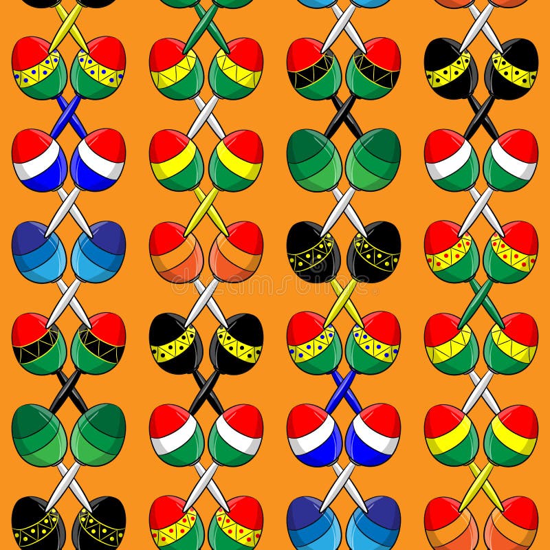 Pattern of Mexican maracas stock vector. Illustration of mexican - 54979203