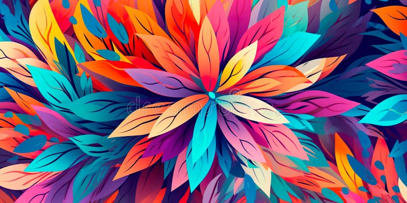 Pattern with a Mix of Contrasting Colors, Adding a Cheerful and ...