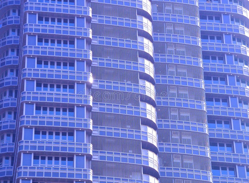 The Pattern of Modern Building Stock Image - Image of sparse ...