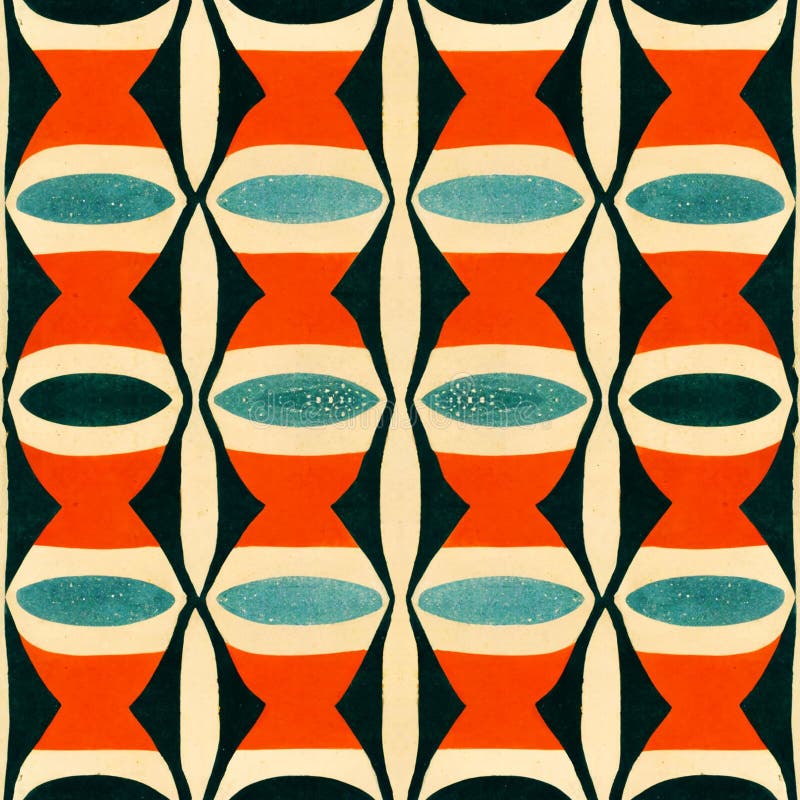 Pattern with Modern Colorful Shapes Stock Illustration - Illustration ...