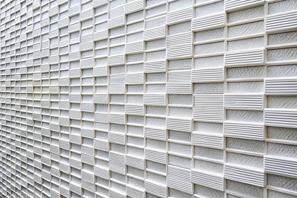 Pattern of Modern White Wall Texture Stock Illustration - Illustration ...