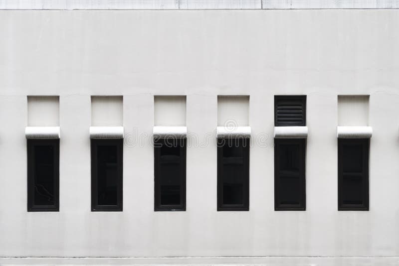 The Pattern of Modern Windows Stock Image - Image of area, concrete ...