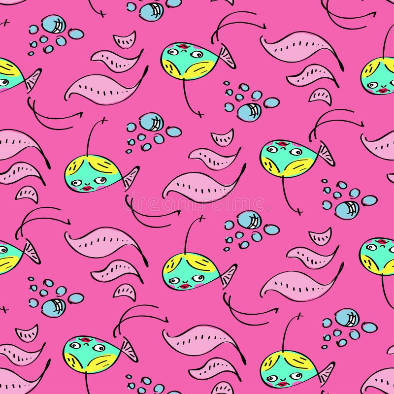 Pattern Monsters Sea 2 Stock Illustrations – 2 Pattern Monsters Sea 2 ...