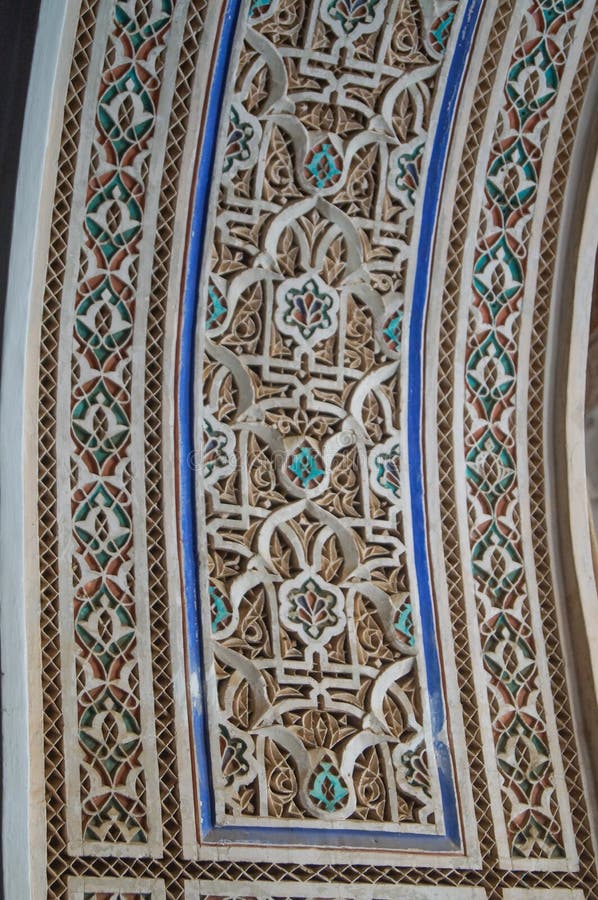 Pattern in Moroccan Style Islamic Traditional Ornament Background Stock ...