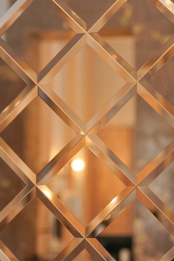 The Pattern of Mosaic Square Mirror Tiles Stock Image - Image of luxury ...