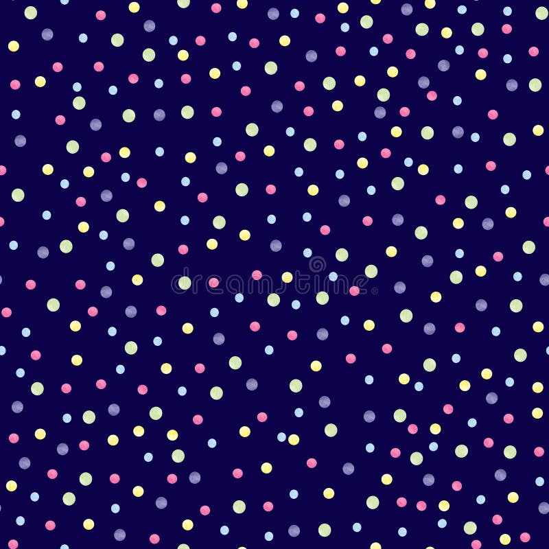 Pattern with Color Confetti Stock Illustration - Illustration of ...