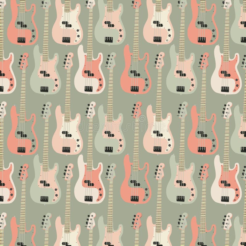Pattern in Music Style. Music Background Stock Illustration ...