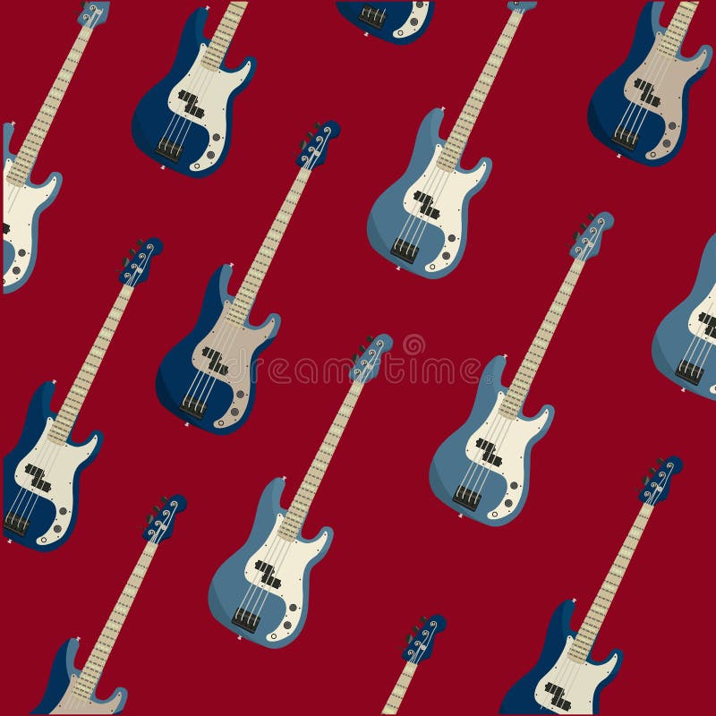 Pattern in Music Style. Music Background Stock Illustration ...