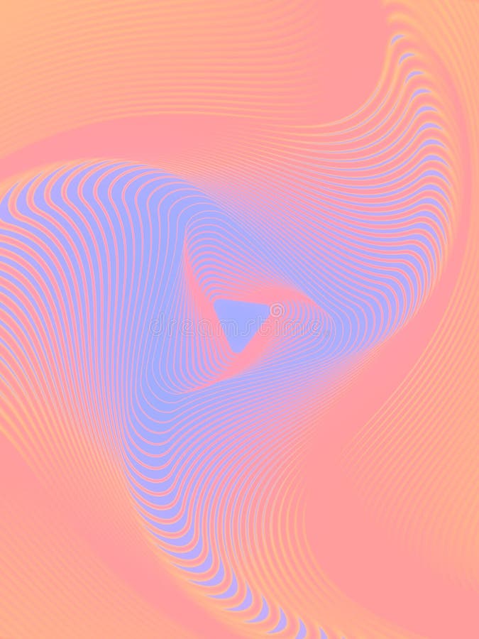 Pattern of Neon Colored Lines on a Blue Background. Geometric Element ...