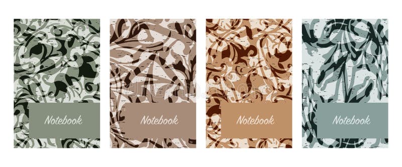 Pattern for Notebooks, Brochures, Book Covers, Catalogues Stock Vector ...