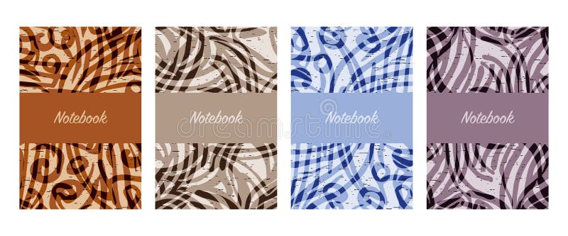 Pattern for Notebooks, Brochures, Book Covers, Catalogues Stock Vector ...