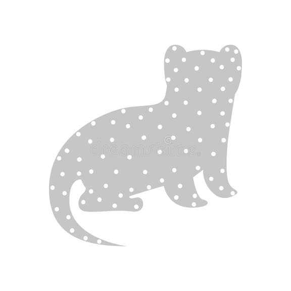 Pattern with Nutria Wild Animal Color Stock Vector - Illustration of ...