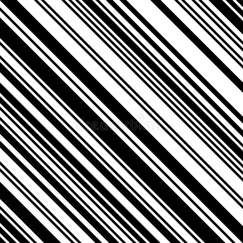 Pattern with Oblique Black Stripes Stock Vector - Illustration of black ...