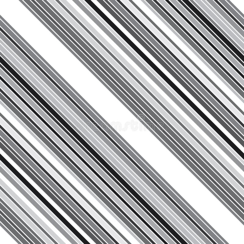 Pattern with Oblique Gray Stripes and Outline, Modern Stylish Image ...