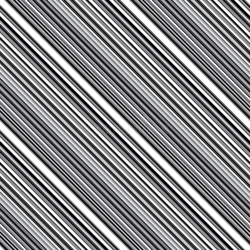 Pattern with Oblique Gray Stripes and Outline, Modern Stylish Image ...