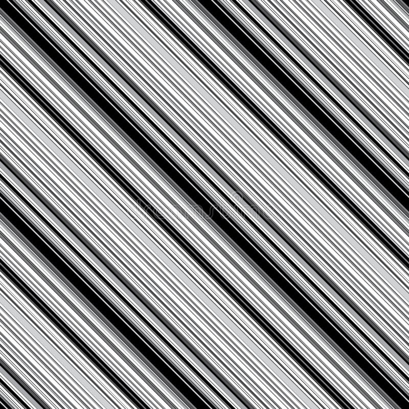 Pattern with Oblique Gray Stripes and Outline, Modern Stylish Image ...