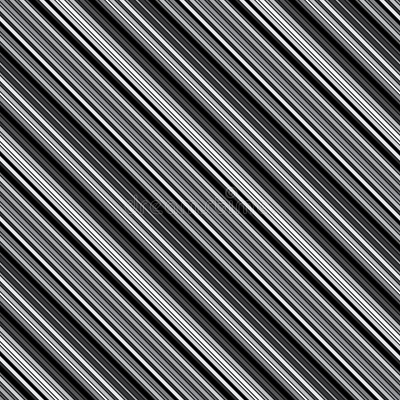 Pattern with Oblique Gray Stripes and Outline, Modern Stylish Image ...