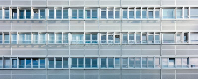 Pattern of Office Building Windows Stock Photo - Image of glass, estate ...