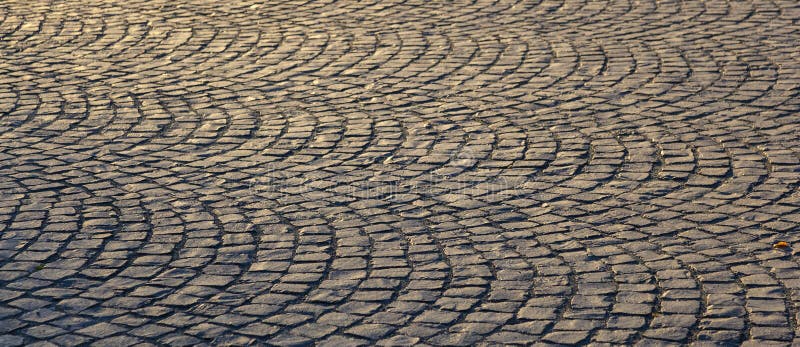 Pattern of Old Cobble Stone Street Stock Photo - Image of pebble ...