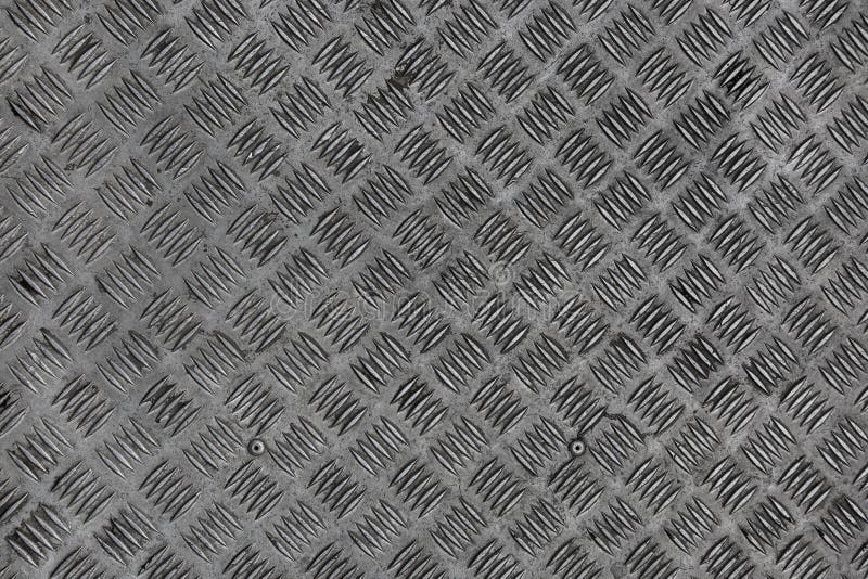 Pattern of Old Metal Diamond Plate. Metal Surface with Diamond Plate ...