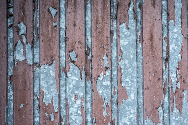 Pattern Old Painted Metal Surface Rusty Peeling Paint Stock Photo ...
