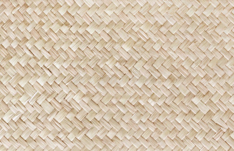 Pattern of Old Reed Weaving Mat with Vintage Style for Background and ...