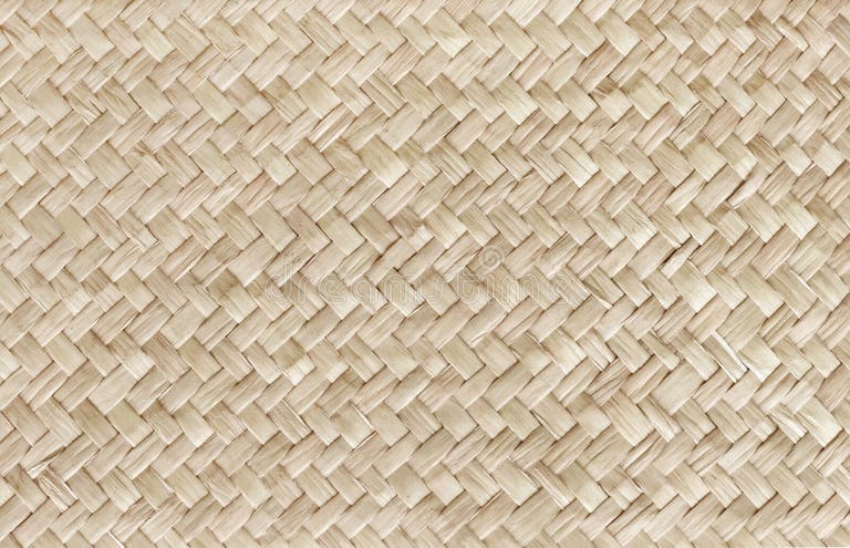 Pattern of Old Reed Weaving Mat with Vintage Style for Background and ...