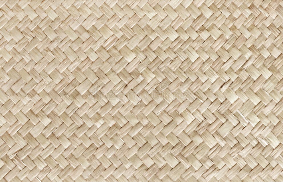 Pattern of Old Reed Weaving Mat with Vintage Style for Background and ...