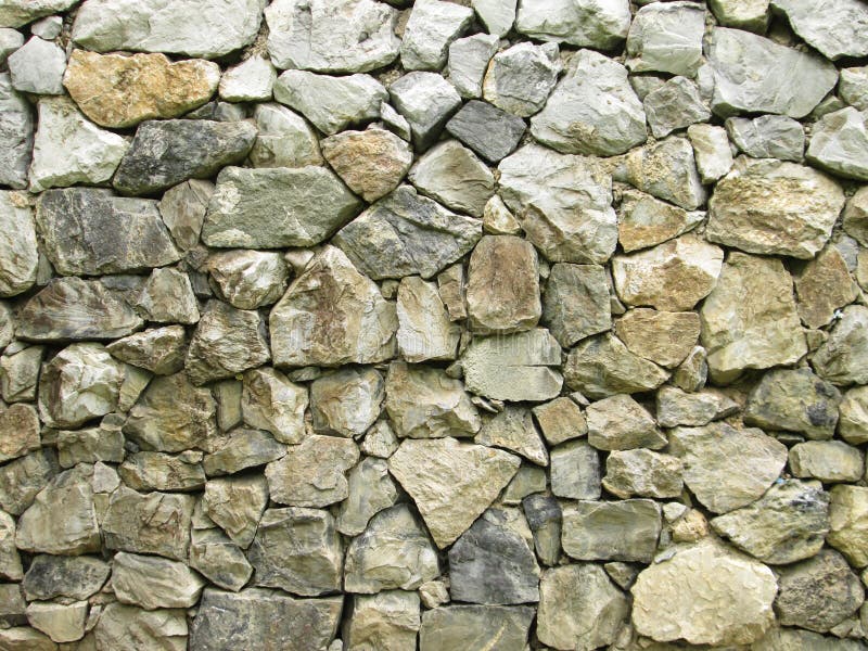 Pattern of Old Stone Wall Surfaced Background Stock Image - Image of ...