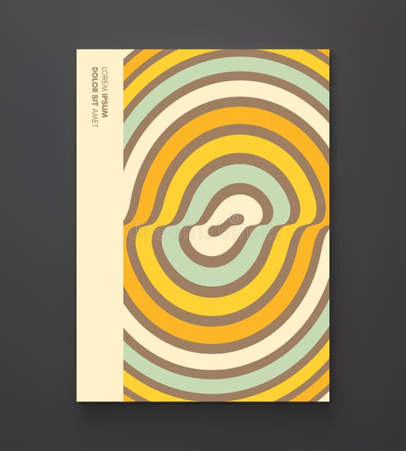 Pattern with Optical Illusion. Abstract Striped Background with Ripple ...