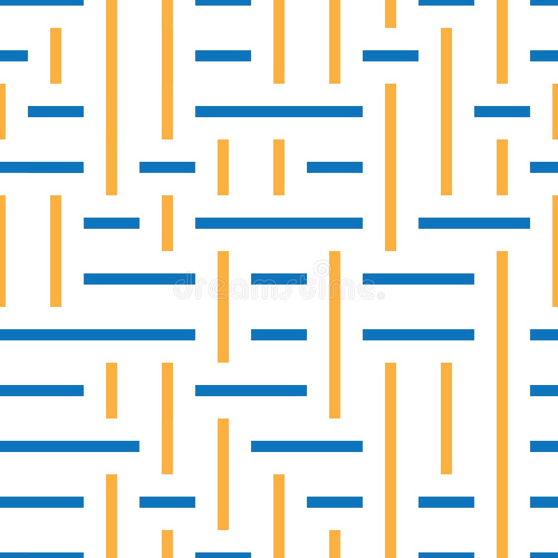 Pattern with Orange and Blue Stripes (2), Modern Stylish Image. Stock ...